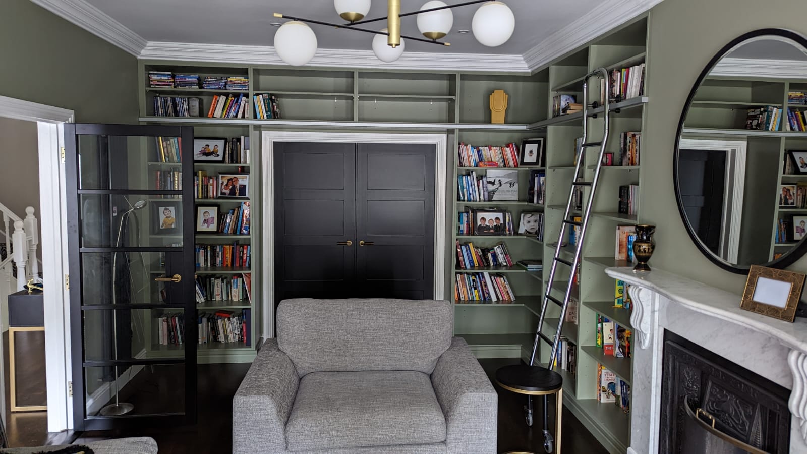 Bespoke Library and Alcove TV Unit - Custom Living Room Furniture ...