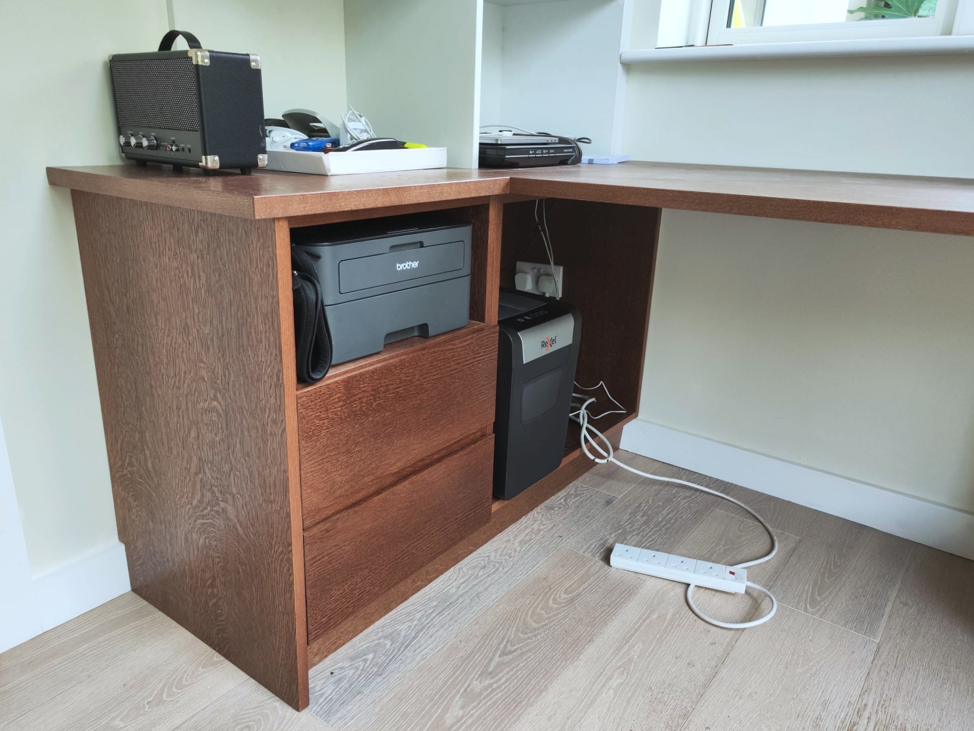 Custom Desk with Shelving - Bespoke Office Furniture Ireland - Custom ...