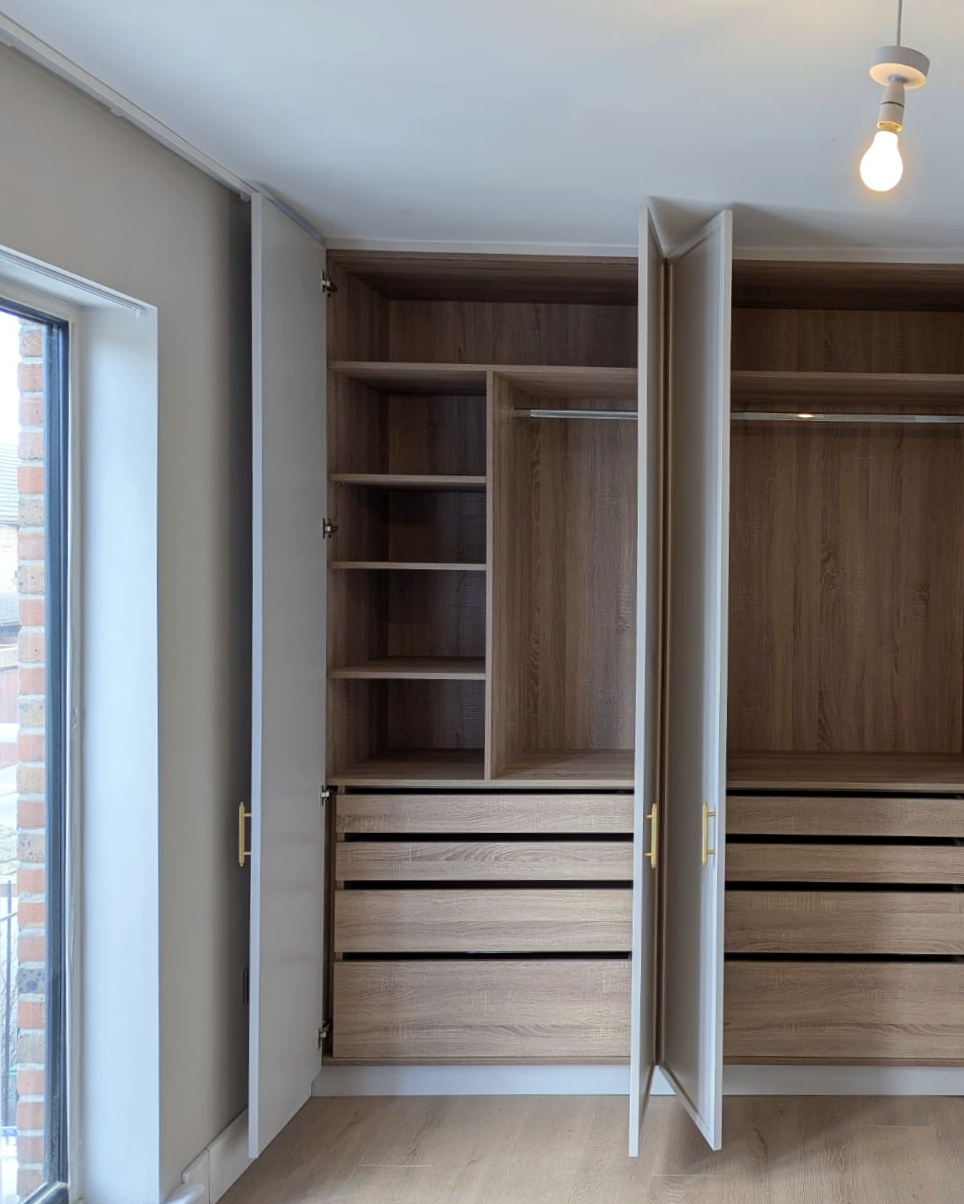 Extra-Tall Custom Wardrobe - Bespoke Bedroom Furniture in Ireland