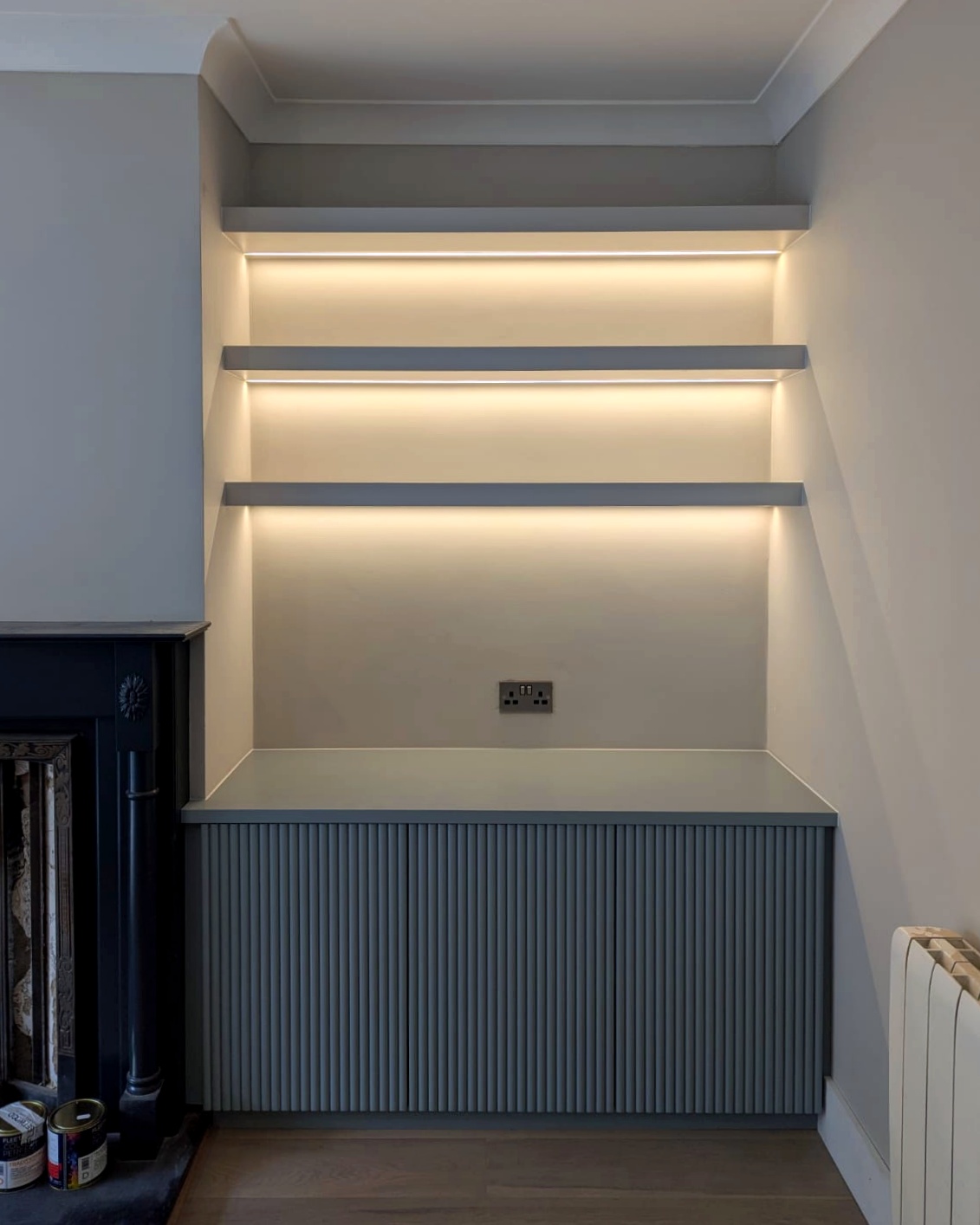Build-In Alcove Units in Ireland - Bespoke Alcove Cabinets and Shelving ...